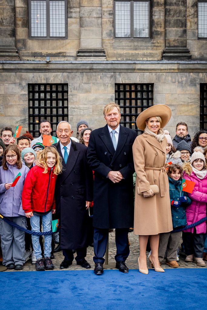 Queen Maxima is resplendent in ravishing ruby tiara and unexpected gown | HELLO!