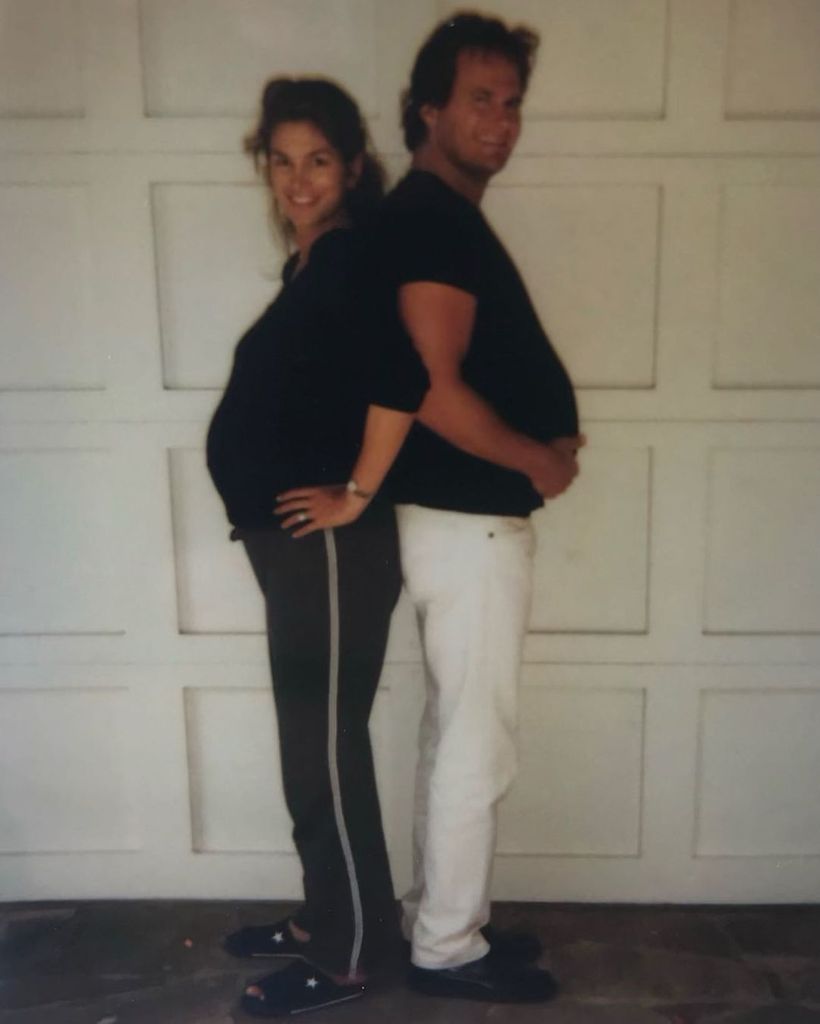 Cindy Crawford shows off blossoming baby bump with husband Rande | HELLO!