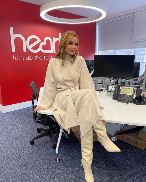 Amanda Holden's knee-high leather boots have fans obsessed | HELLO!