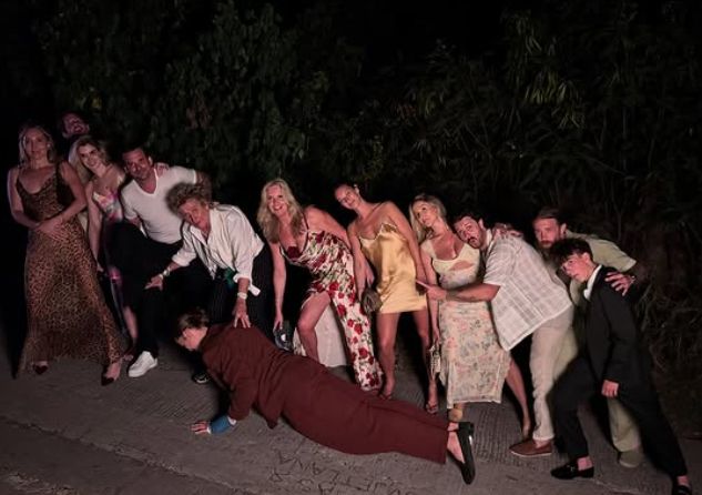 Rod Stewart's youngest son Aidan towers over famous father in birthday ...