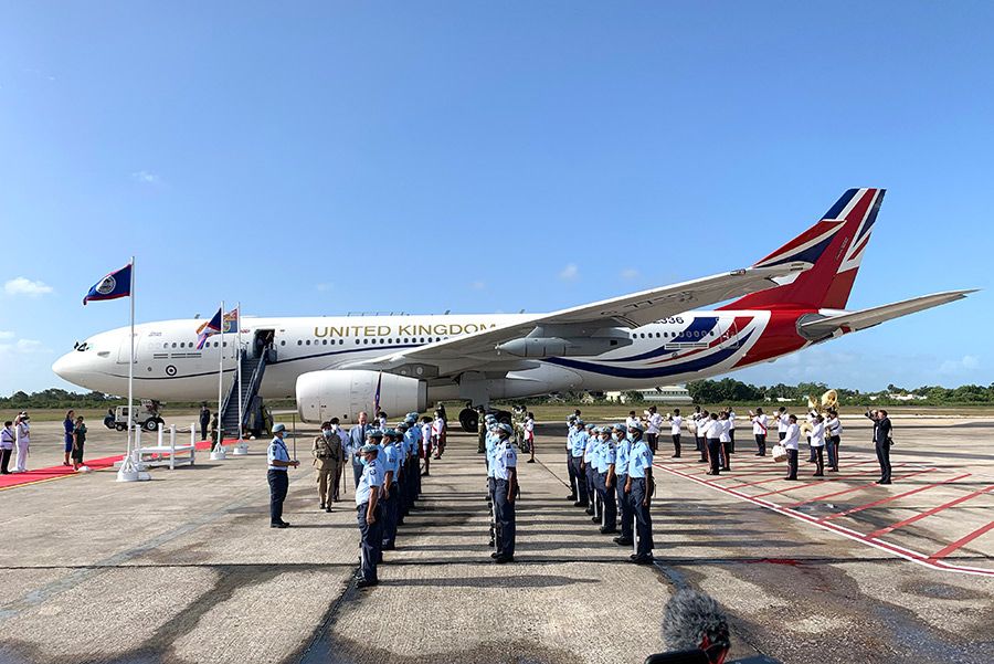 Kate Middleton and Prince William arrive for first day of Caribbean ...