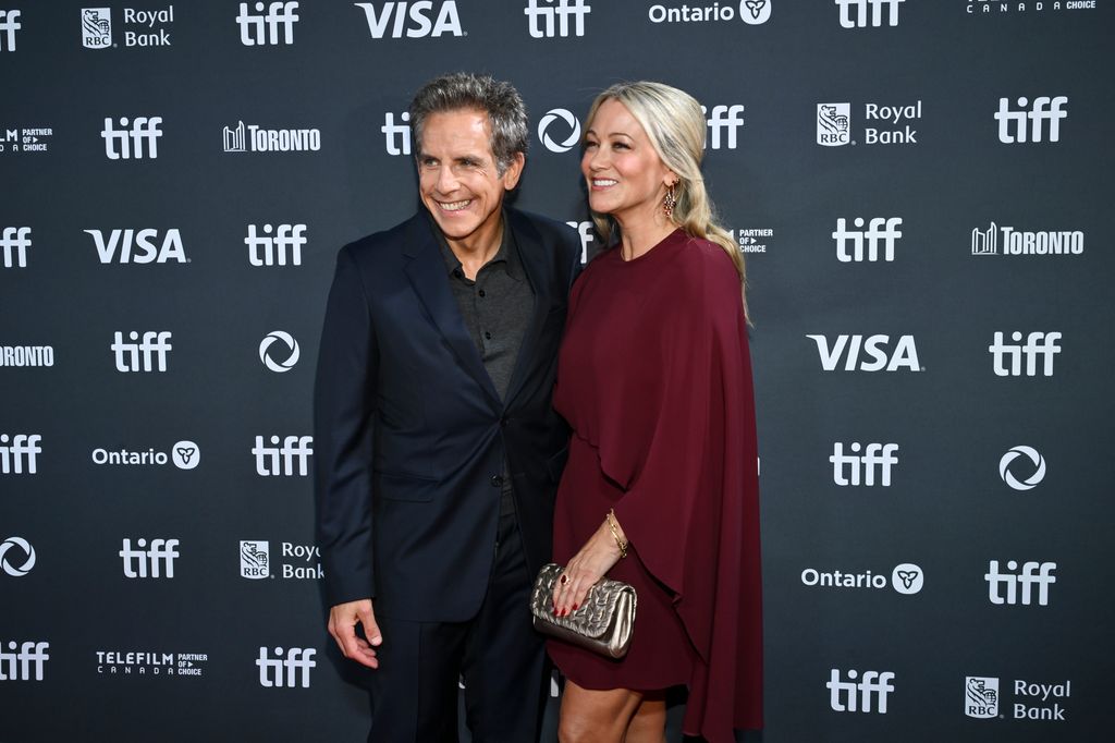 Zoolander star Ben Stiller can't keep his hands off wife Christine as ...