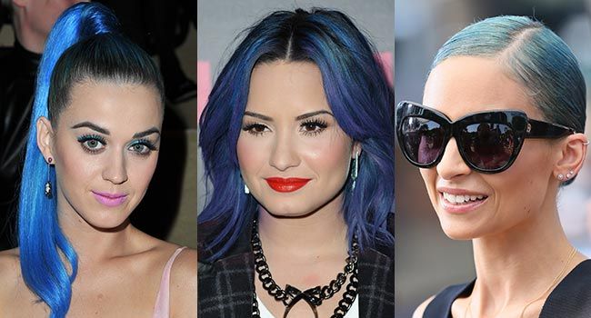 Hilary Duff to Kylie Jenner: Celebrities embracing the blue hair trend ...