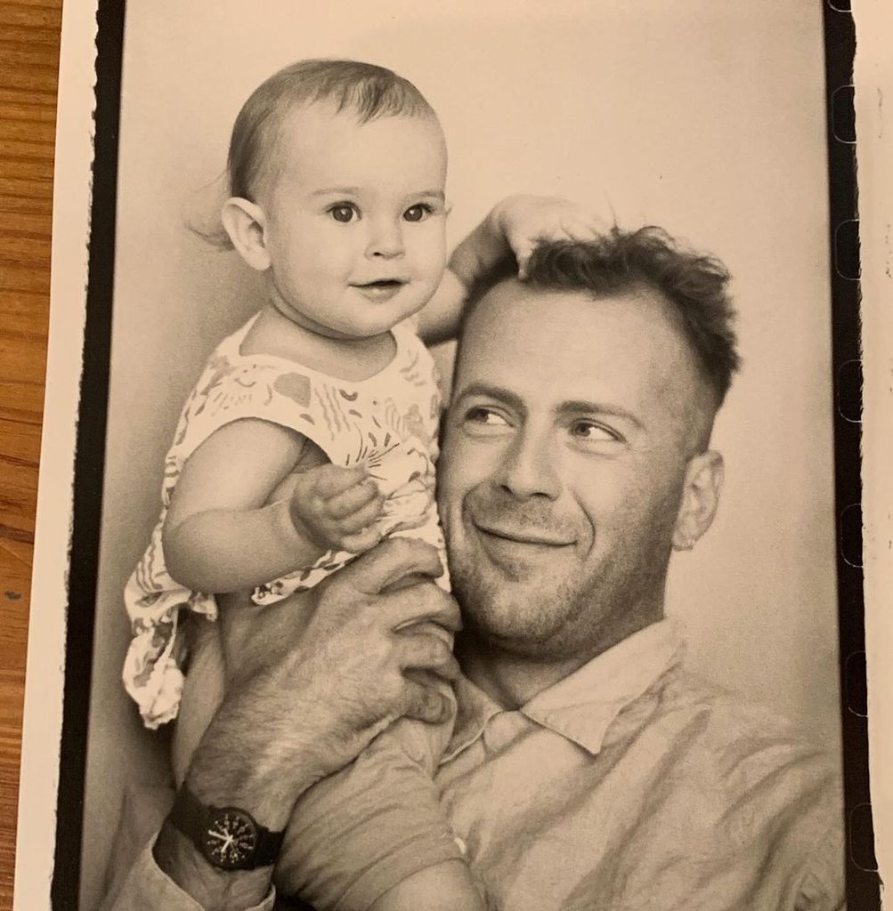 Bruce Willis' personality comes through in tender photo with daughter ...