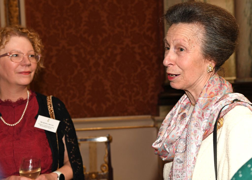 Princess Anne looks so elegant in shift dress and gloves | HELLO!