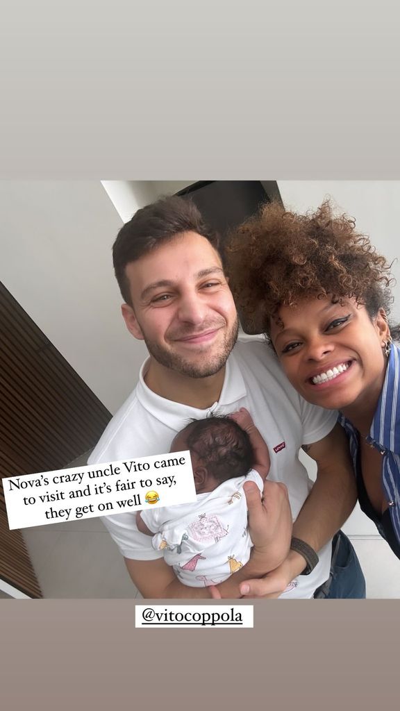 Strictly's Vito Coppola coos over newborn baby in precious photos | HELLO!