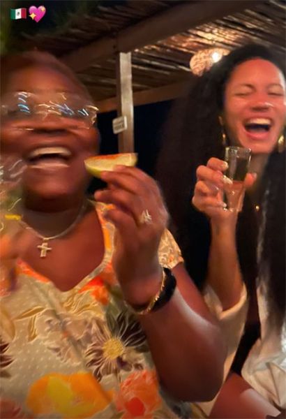 Strictly's Vick Hope turns up the heat in tiny bikini during Mexico ...