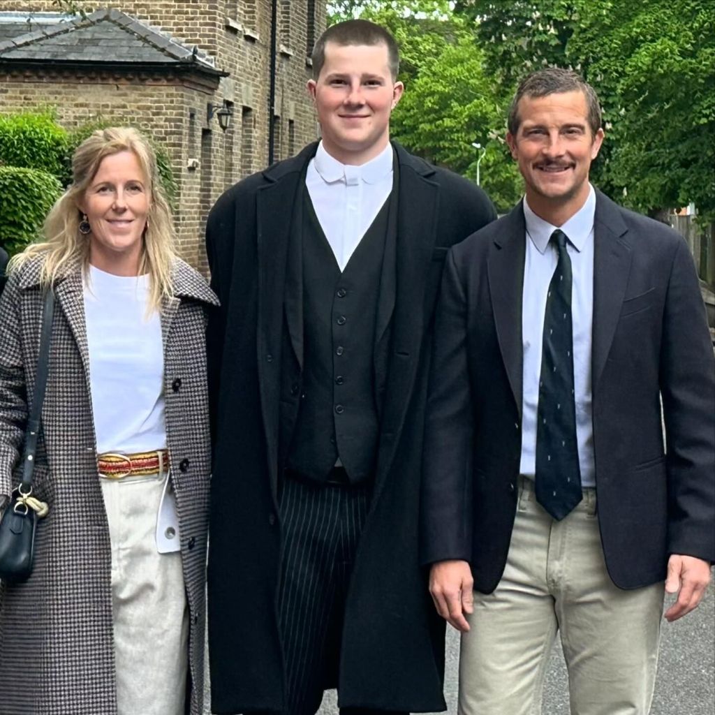 Bear Grylls' rarely-seen son towers over him in new photo | HELLO!