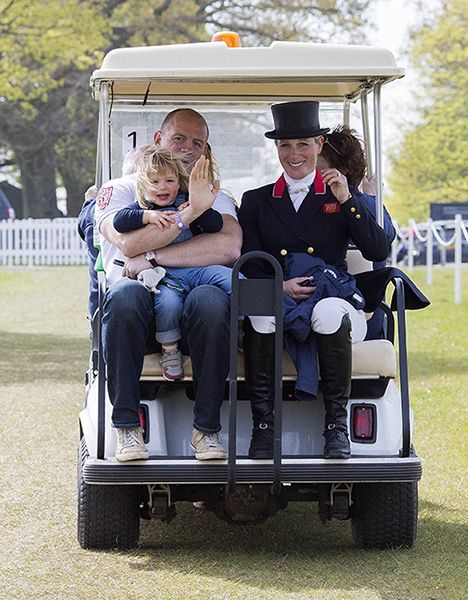 Mia Tindall horses around as she supports mum Zara | HELLO!