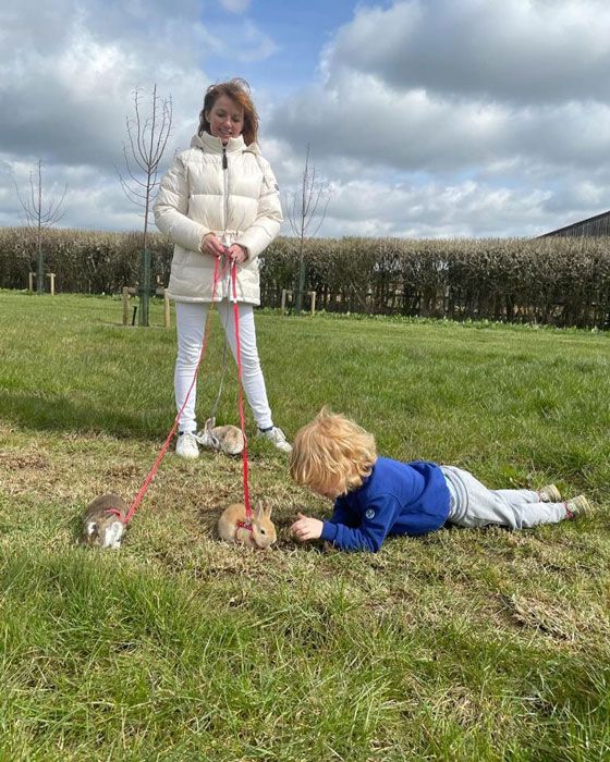 Geri Horner introduces new family members in sweet pictures with son Monty | HELLO!