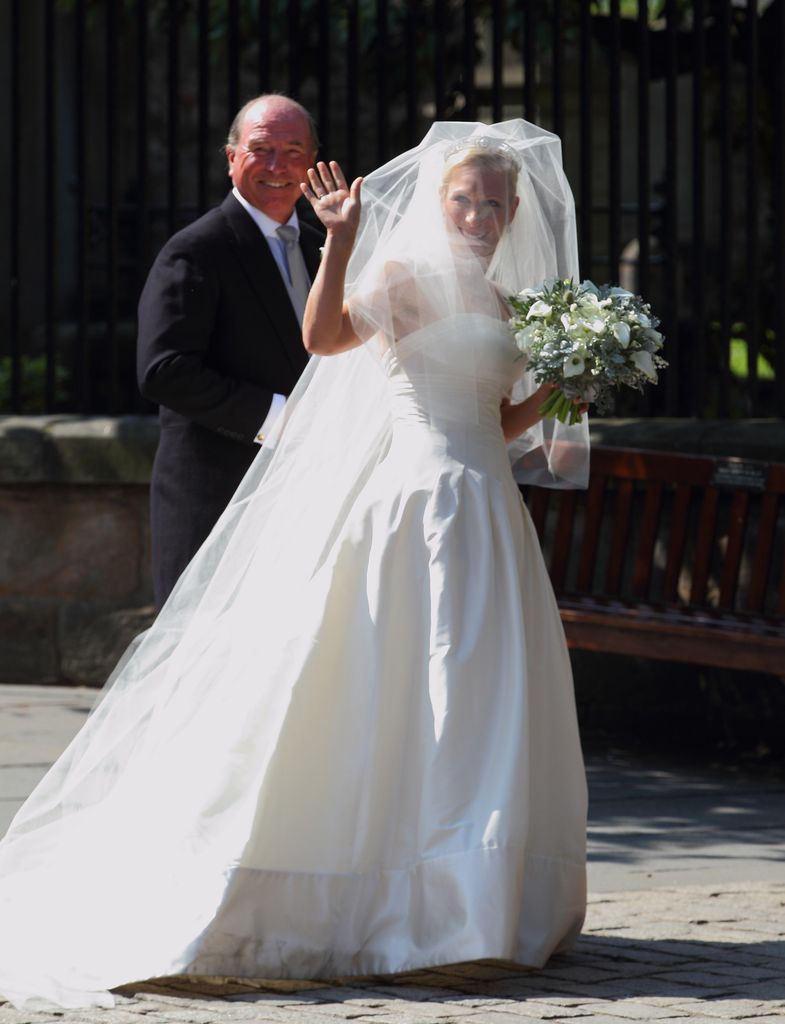 Zara and Mike Tindall's relaxed wedding party at late Queen's home was ...