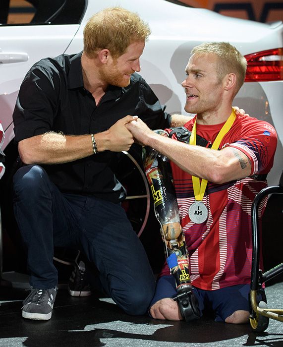 Prince Harry reunited with Mark Ormrod at Toronto Invictus Games | HELLO!