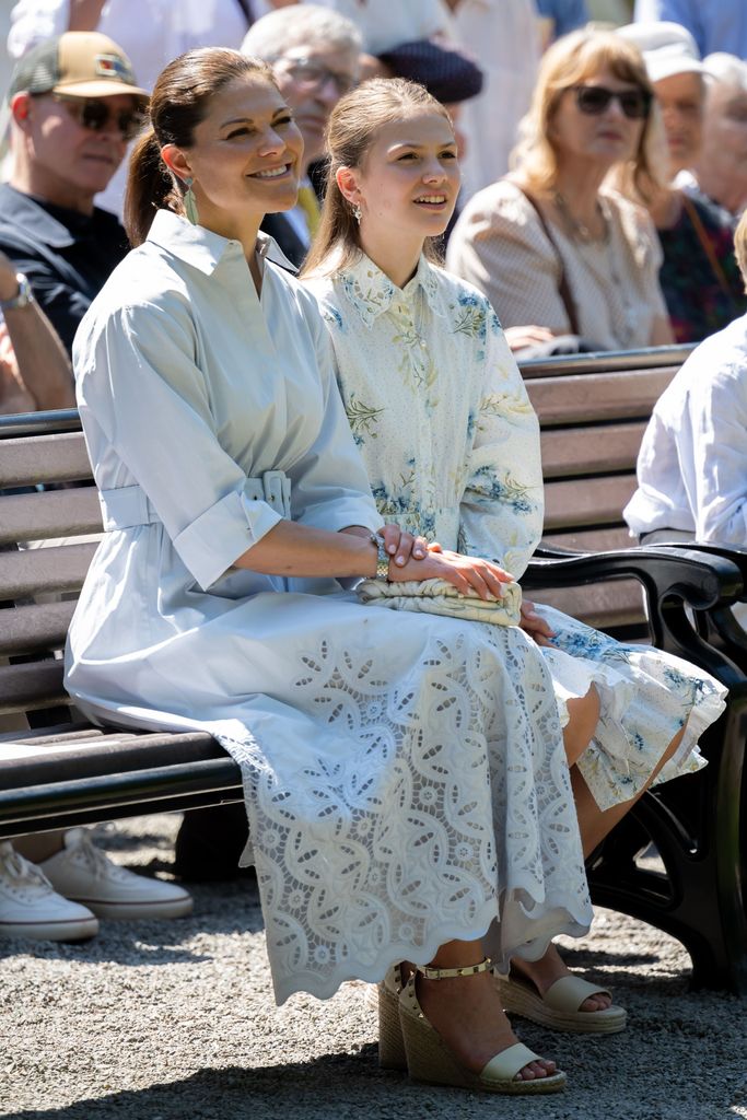 Princess Estelle of Sweden, 12, looks so grown up with long hair in new ...