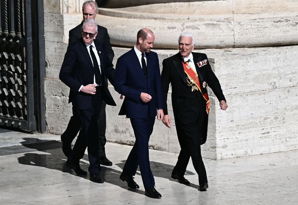 Why Prince William wasn't seated with other major royals at Pope's ...