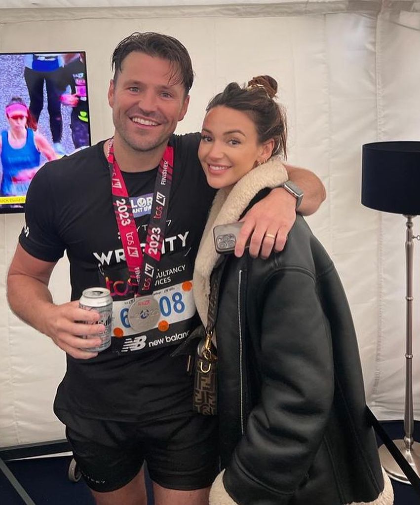 Michelle Keegan beams with pride as beau Mark Wright celebrates major ...