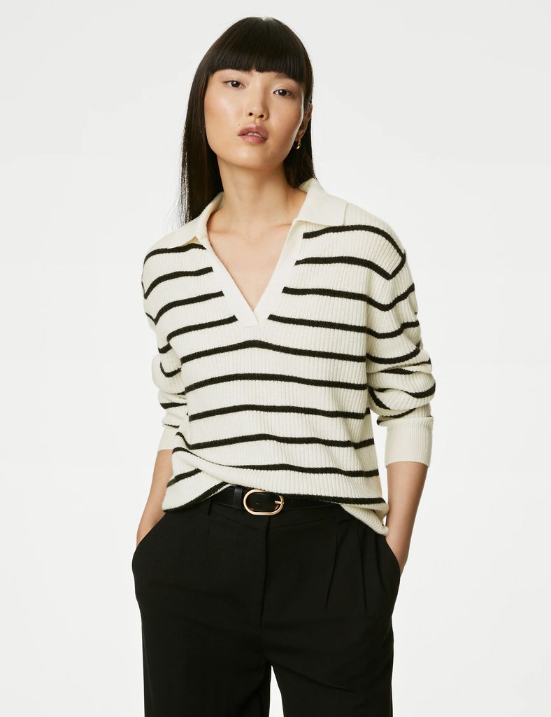 The collared striped sweater is trending right now - shop our ...