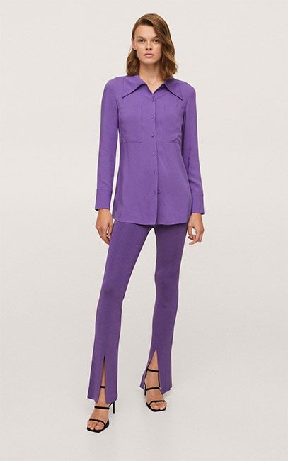 Stylish split-front trousers are trending for autumn - it's the ...