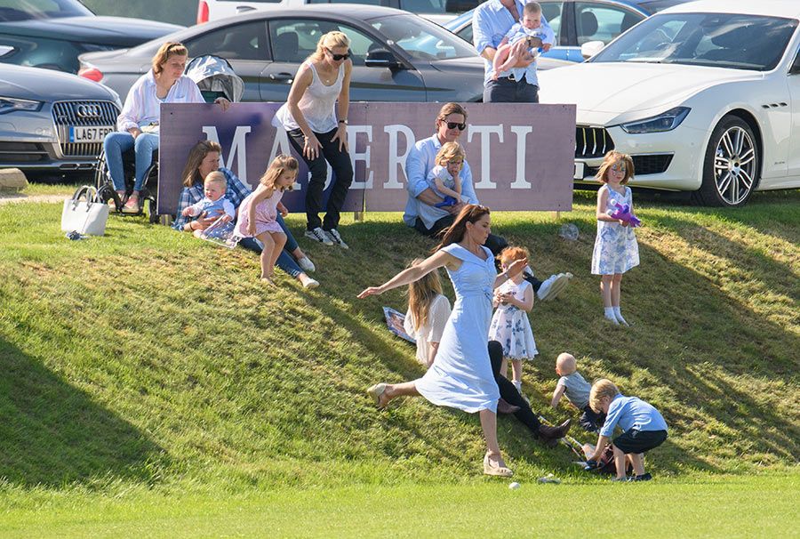 Kate Middleton, Prince George and Princess Charlotte at the polo: all ...