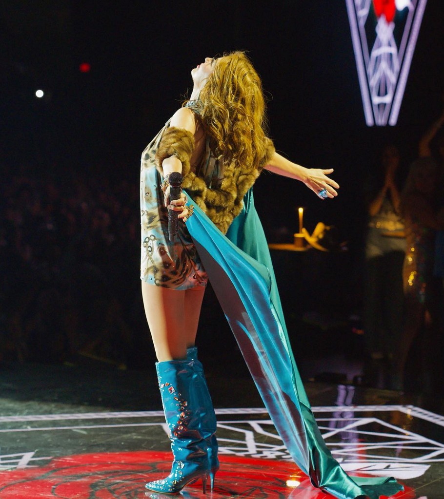 Shania Twain's wildest tour looks in photos: From ab-baring leopard ...