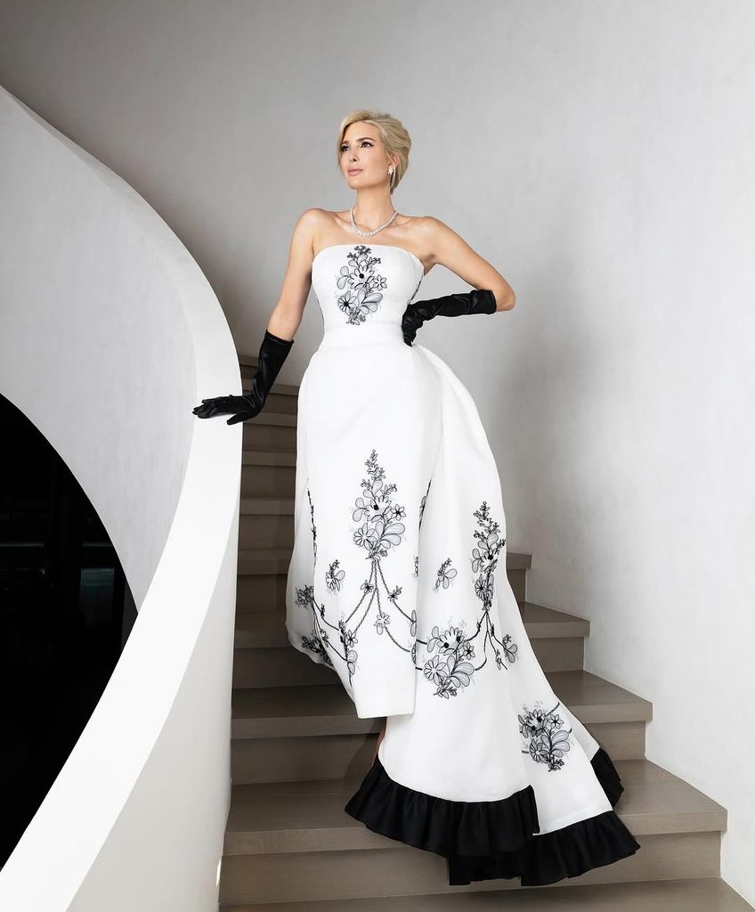 Ivanka Trump recreates iconic celebrity wedding dress for latest ...