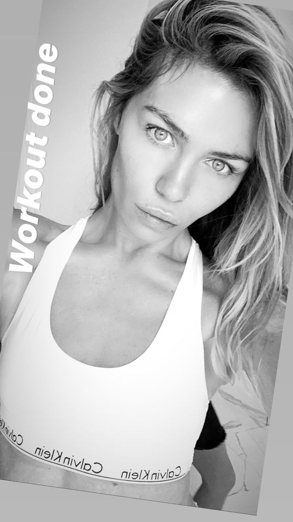 Abbey Clancy is the ultimate Bond Girl in tiny flaming bikini | HELLO!