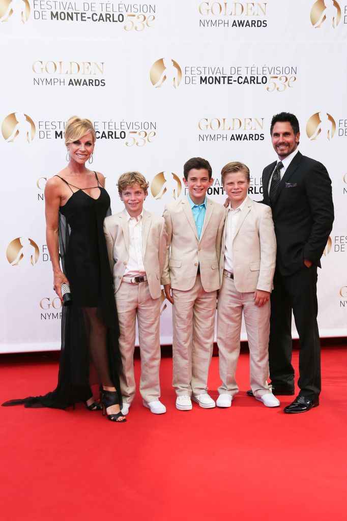 Meet Bold & The Beautiful's Don Diamont's famous wife and twins | HELLO!