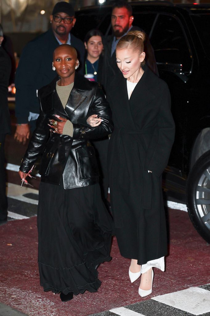 Every outfit worn by Ariana Grande and Cynthia Erivo on the Wicked ...