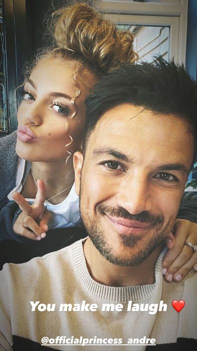Peter Andre's daughter Princess models sparkling ring JUST like Emily's ...