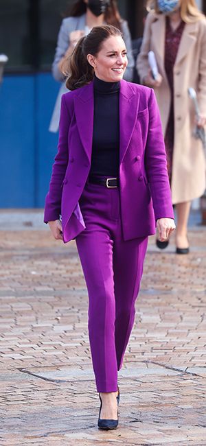 Royals wearing purple: Kate Middleton, Princess Diana and more | HELLO!