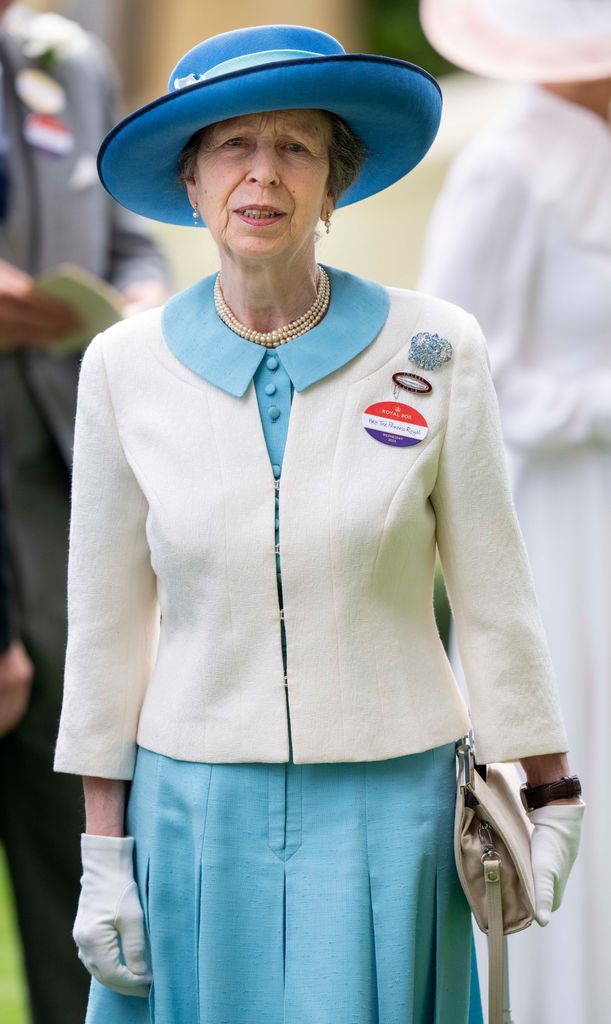 Princess Anne dazzles in sentimental brooch transformed from glittering ...