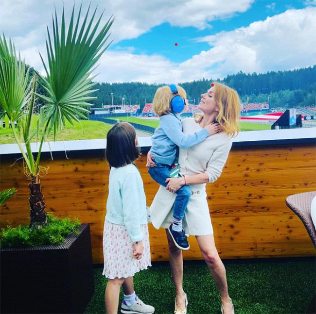 Geri Horner's son Monty, 5, looks JUST like mum in rare photo | HELLO!