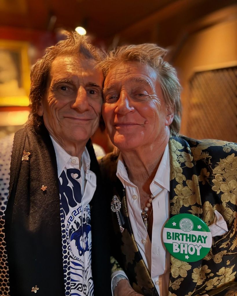 Inside Rod Stewart's surprise star-studded birthday bash - guests ...