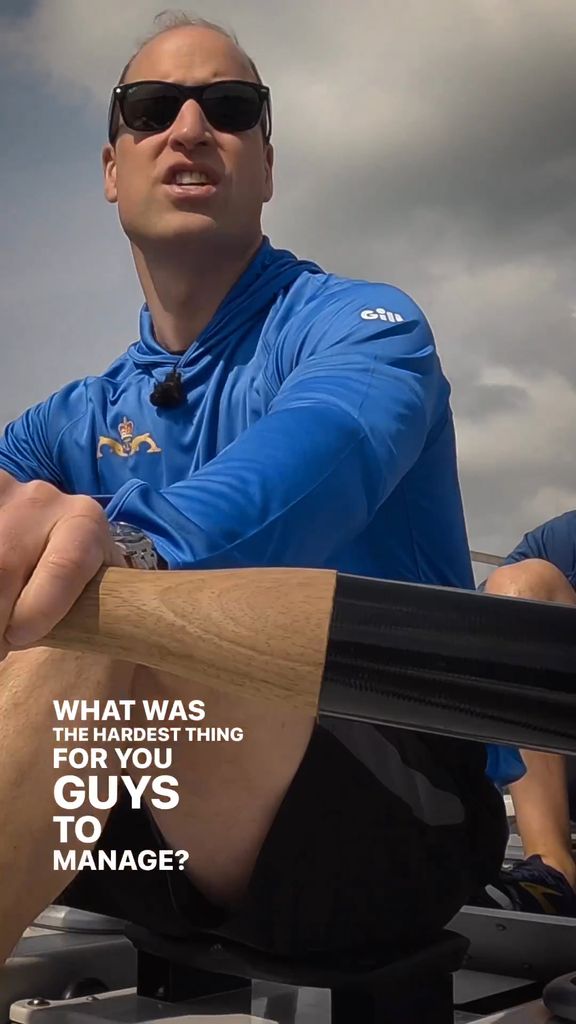 Prince William displays his athletic side as he rows in rare video | HELLO!