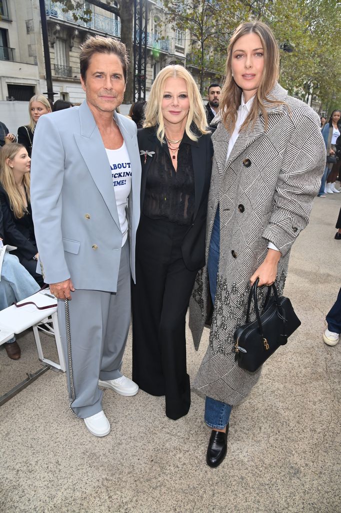 Rob Lowe and wife Sheryl make youthful appearance at Paris Fashion Week ...