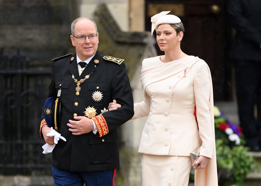 Princess Charlene sparks reaction with stunning rainbow dress as she ...