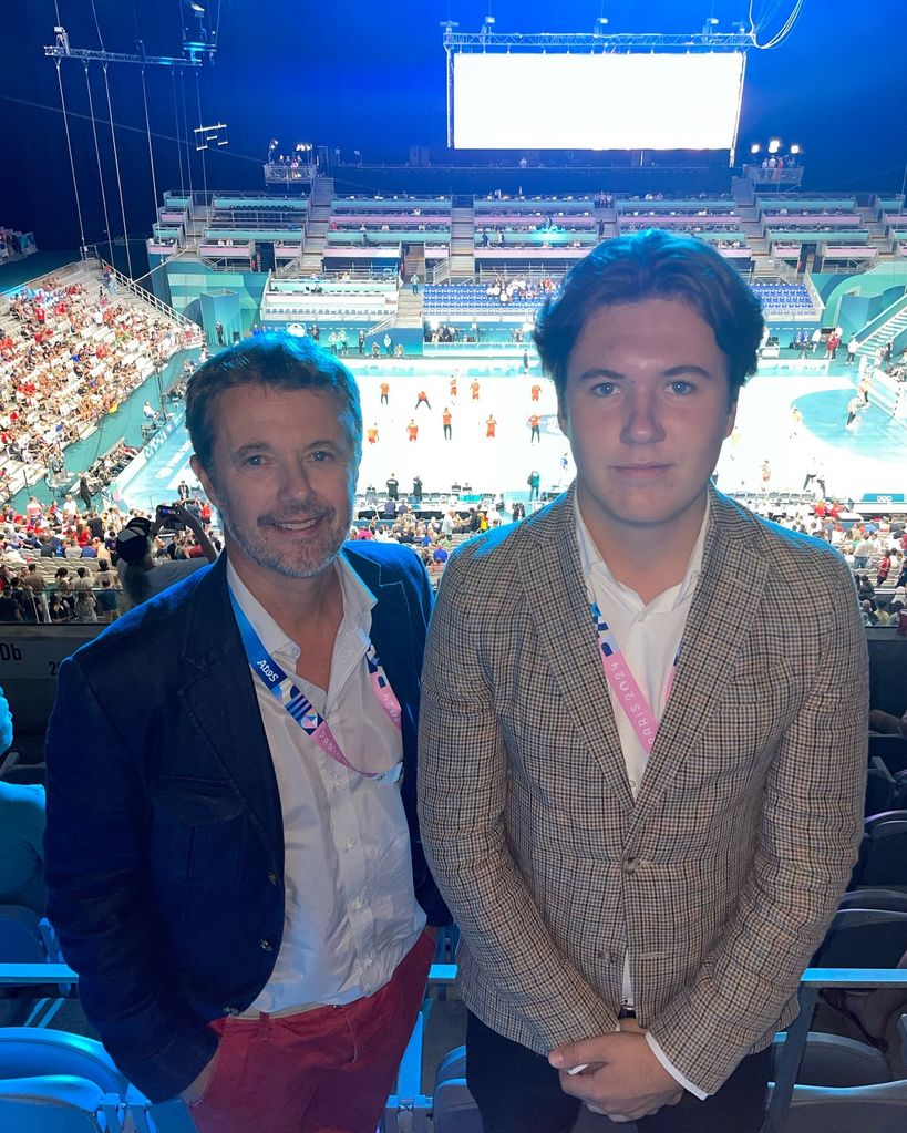 King Frederik enjoys rare father-son trip with Crown Prince Christian ...