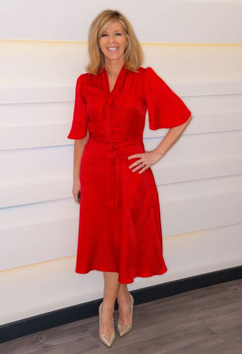 Kate Garraway's silky red dress leaves GMB viewers in awe | HELLO!