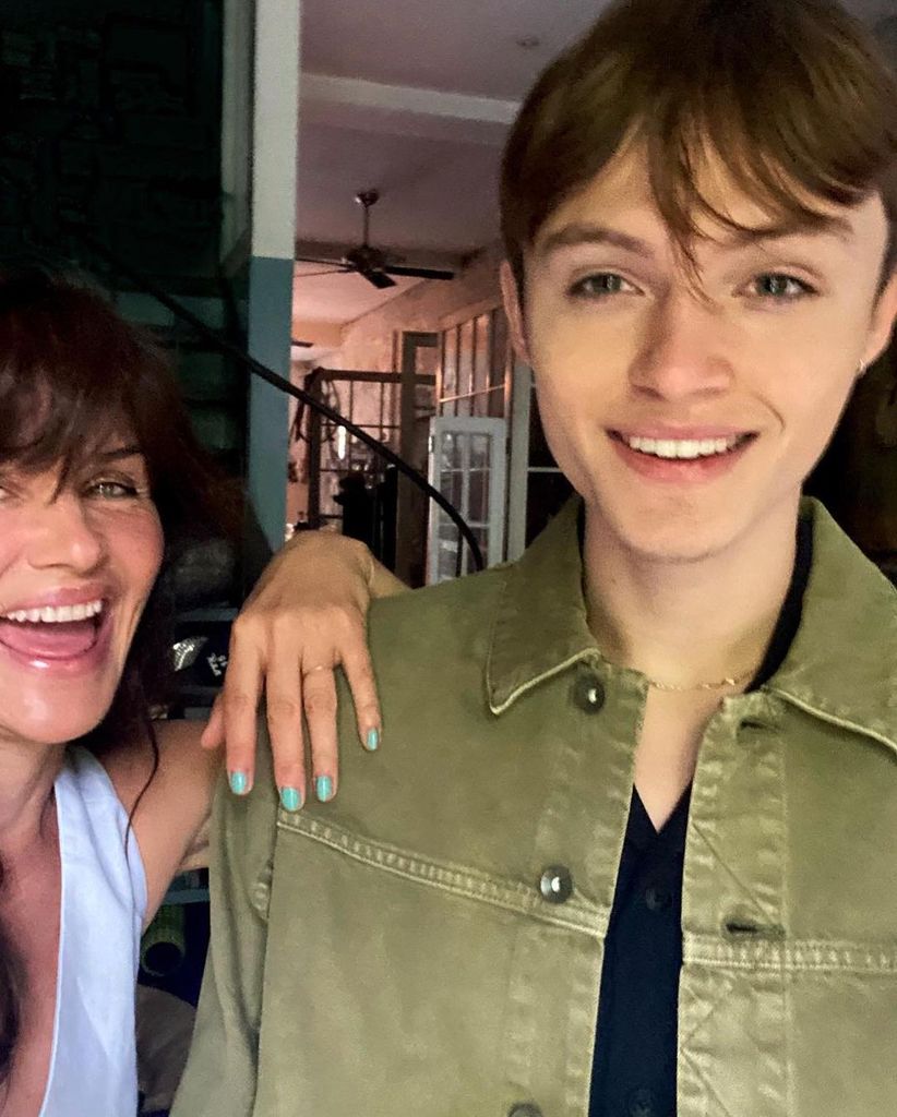 Helena Christensen's son Mingus looks JUST like dad Norman Reedus in ...