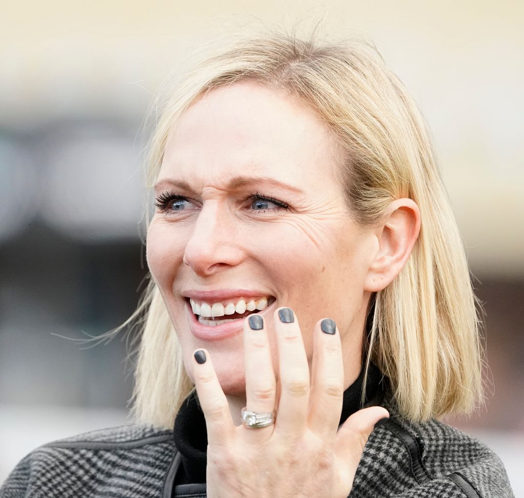 Zara Tindall shows off rarely-seen diamond eternity ring stack in ...