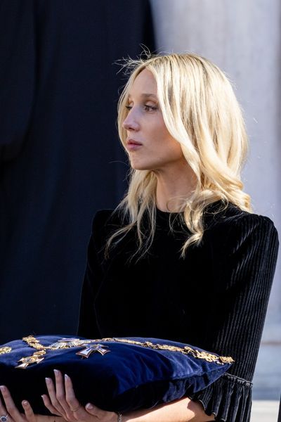 Princess Olympia of Greece attends Memorial Service of King Constantine ...