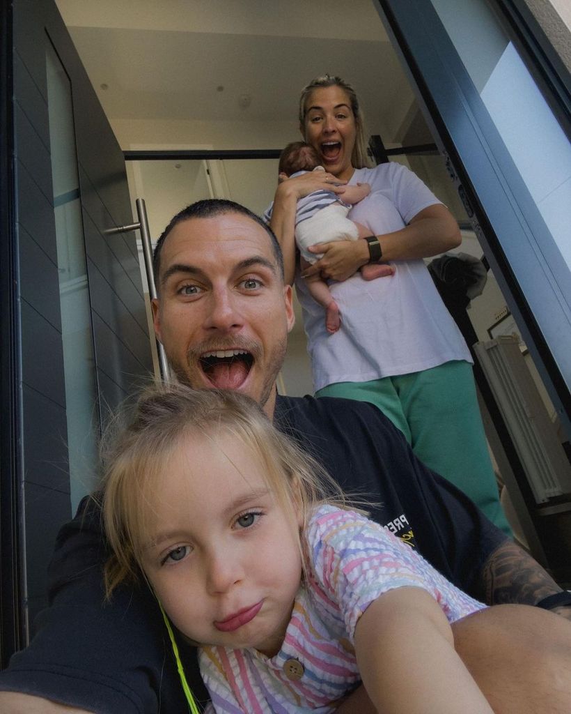 Gemma Atkinson stuns in strapless sequin mini dress for 40th birthday ...