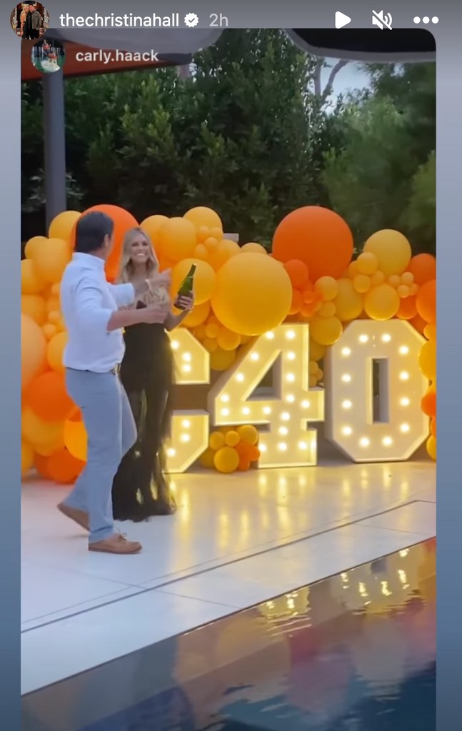 Christina Hall is glowing in poolside photo as she reveals six-figure ...