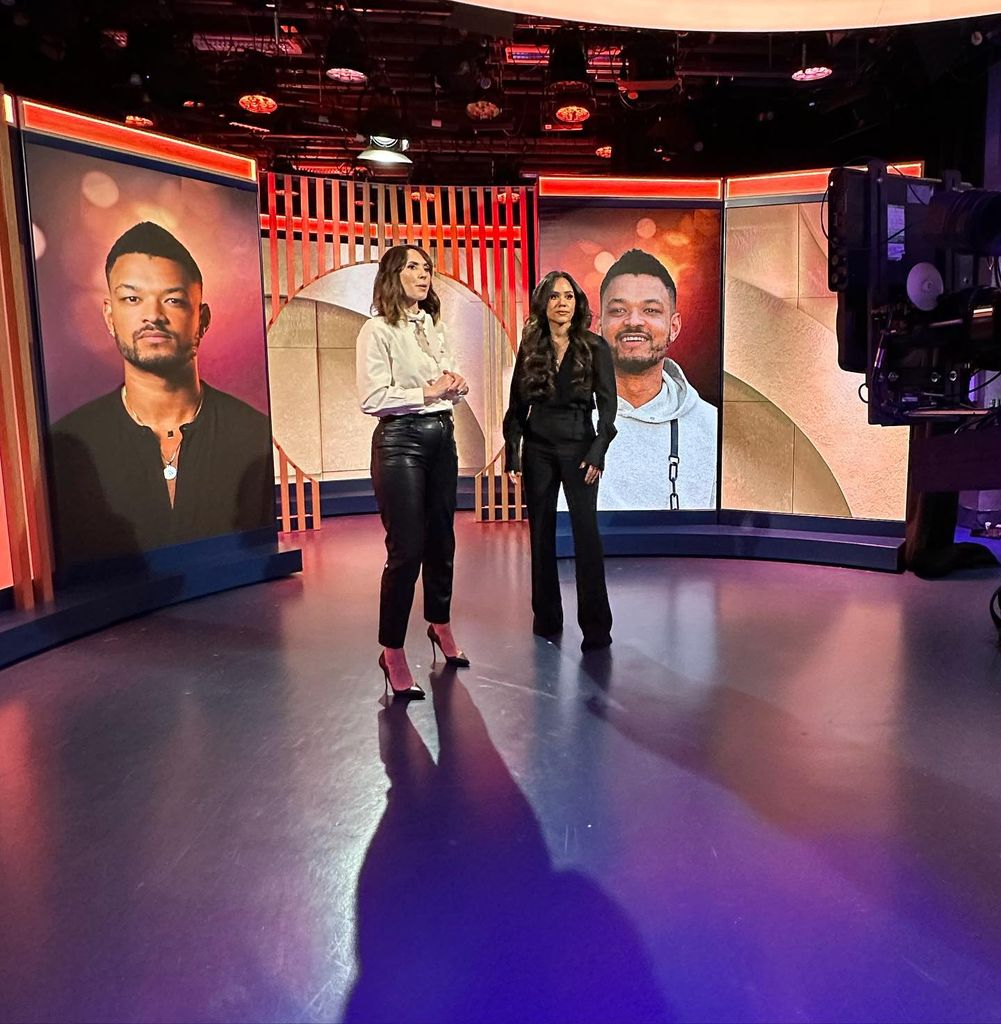 The One Show's Alex Jones steals the limelight in fitted leather ...