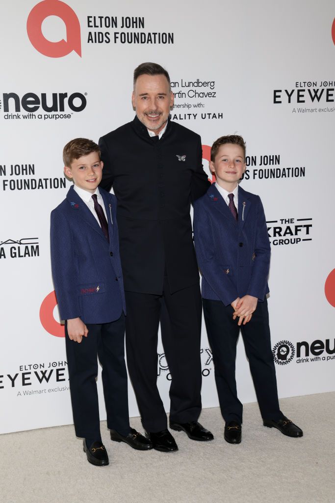 Elton John's sons Zachary and Elijah look so grown up in new holiday video | HELLO!