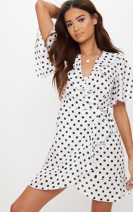 Dani Dyer stepped out in this £26.99 polka dot dress and it sold out ...