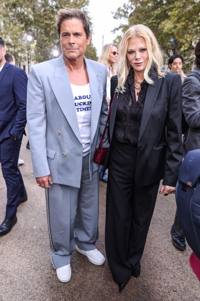 Rob Lowe and wife Sheryl make youthful appearance at Paris Fashion Week ...