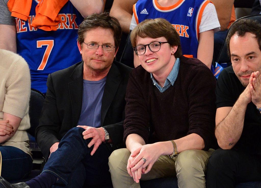 Michael J. Fox and Tracy Pollan's son Sam looks so much like famous dad in must-see family photo ...