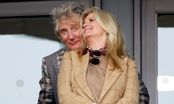 Rod Stewart poses alongside rarely-seen grandchildren for touching ...