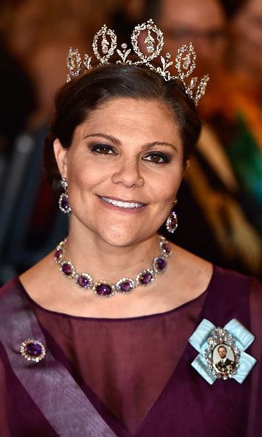Crown Princess Victoria looked regal rocking a diamond tiara at ...