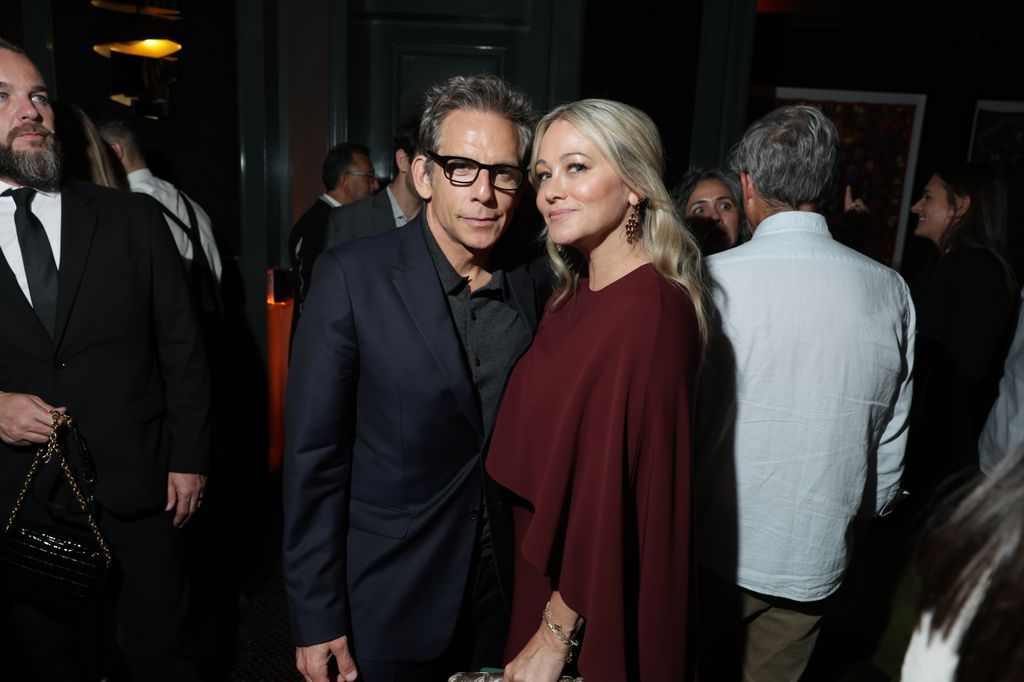Zoolander star Ben Stiller can't keep his hands off wife Christine as ...